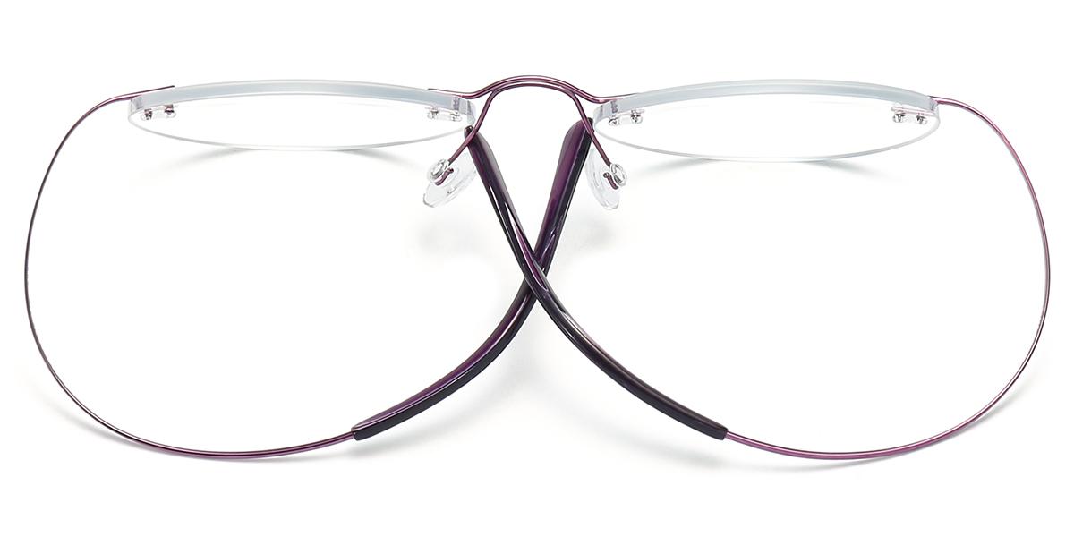 Women's rimless Titanium eyeglasses | Firmoo.com