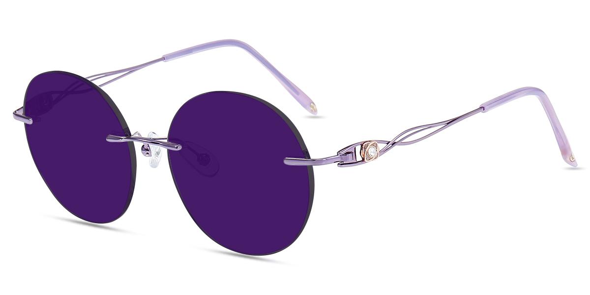 Women's rimless Titanium sunglasses | Firmoo.com