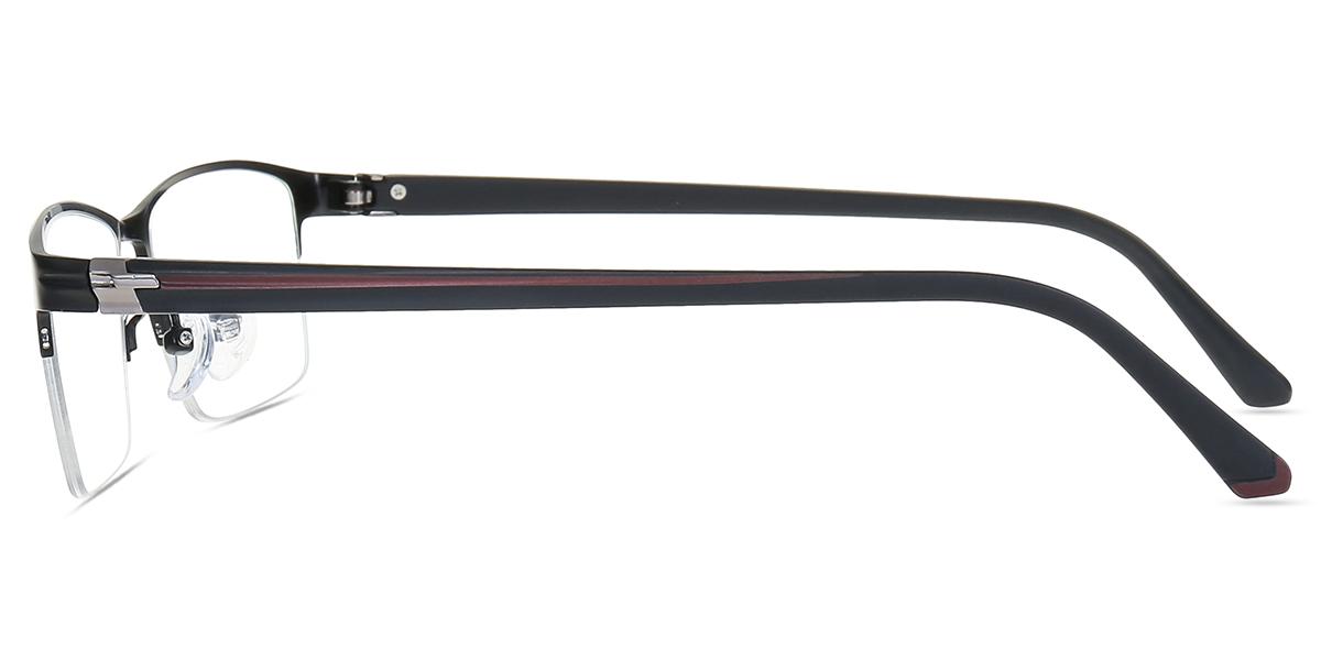 Men's semi-rimless Titanium eyeglasses | Firmoo.com