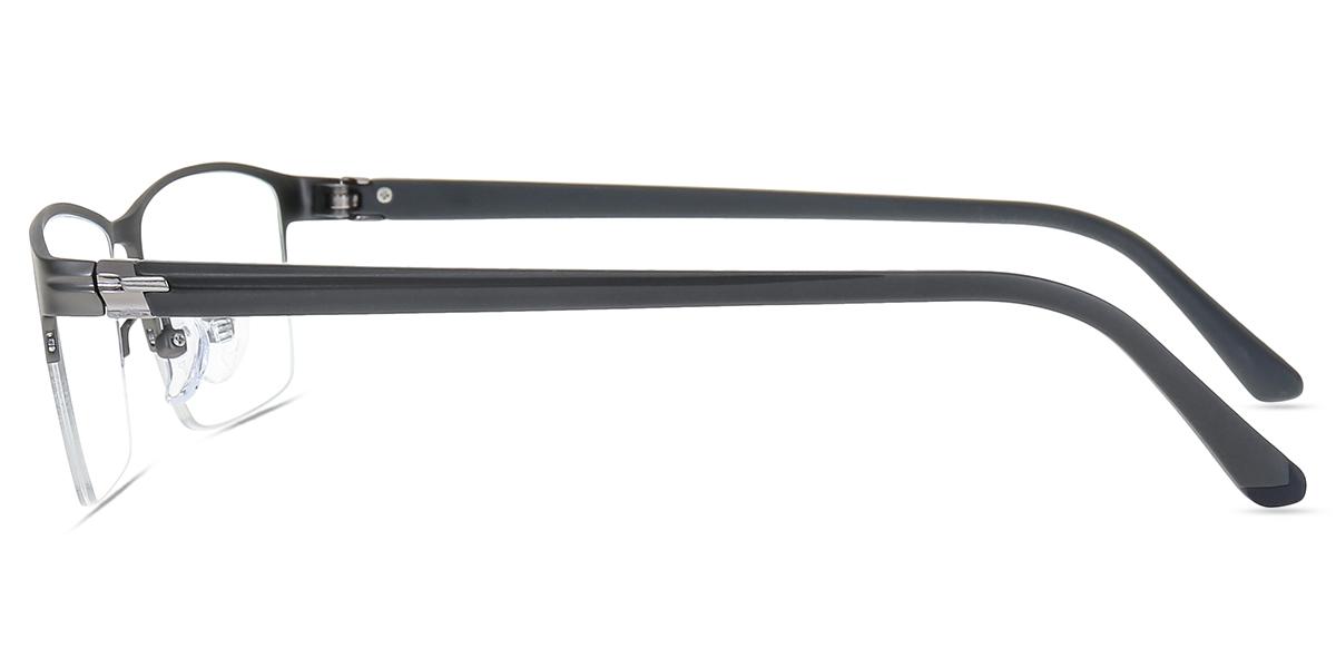 Men's semi-rimless Titanium eyeglasses | Firmoo.com