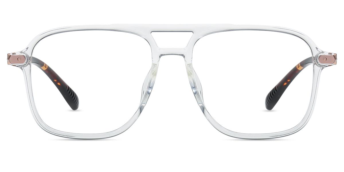 Unisex Glasses Large TR99816 | Clear Tr Aviator Frame | Firmoo UK