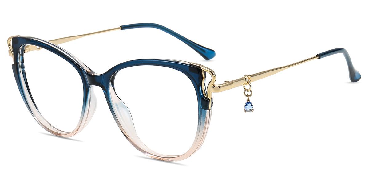 Women's full frame TR & Metal eyeglasses | Firmoo.cl