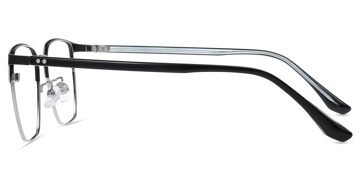 Unisex full frame Metal eyeglasses | Firmoo.com