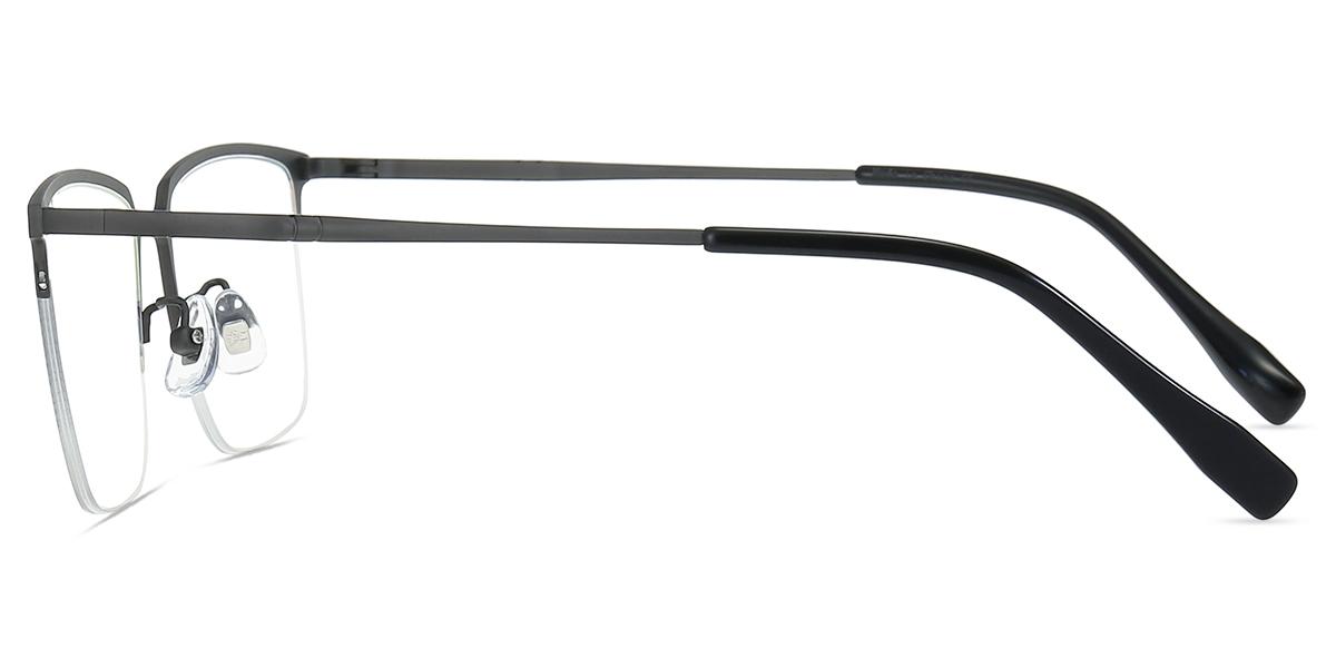 Men's semi-rimless Titanium eyeglasses | Firmoo.com