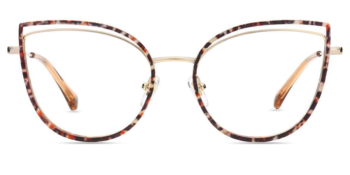 Occhiali da vista Donna Judy116 | Occhiali Cat eye Tartarugati,Oro in ...