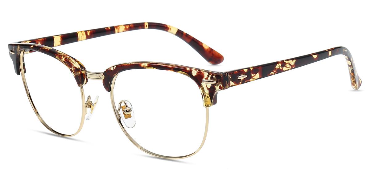 Lentes oftálmicos Unisex Fiona001 | con Armazón Grande de Tr ,Metal ...