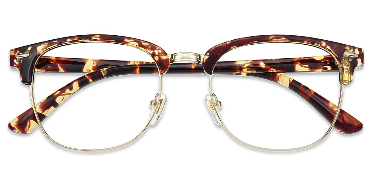 Lentes oftálmicos Unisex Fiona001 | con Armazón Grande de Tr ,Metal ...