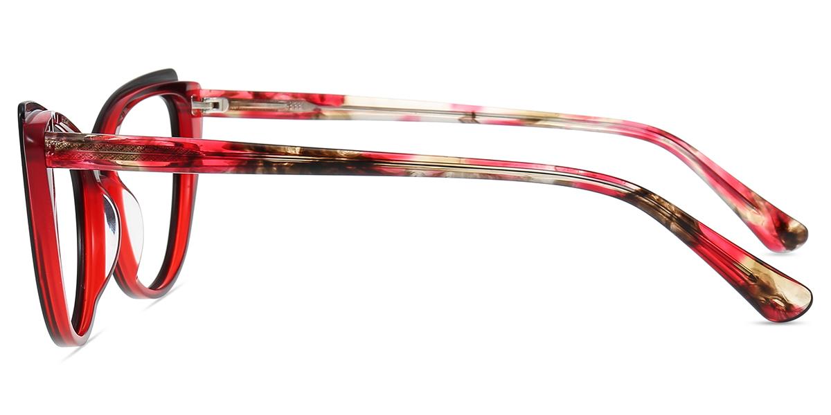 Gafas Graduadas Mujer April001 | Gafas Ojos de gato Negras,Rojas Con ...