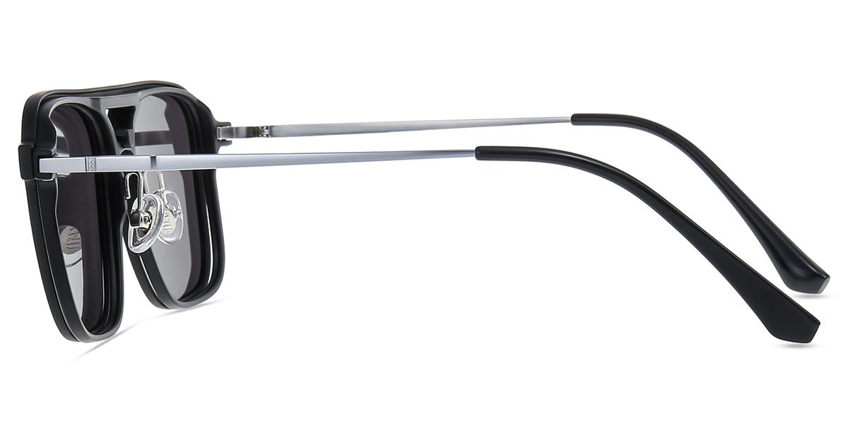 Occhiali da vista Unisex TT50767 | Occhiali Aviator Matt,Neri in Tr ...