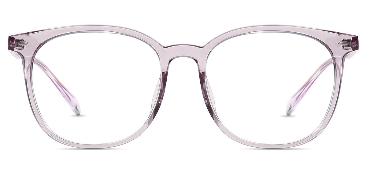 Women Glasses Large TR03962 | Clear Pink Tr Square Frame | Firmoo UK