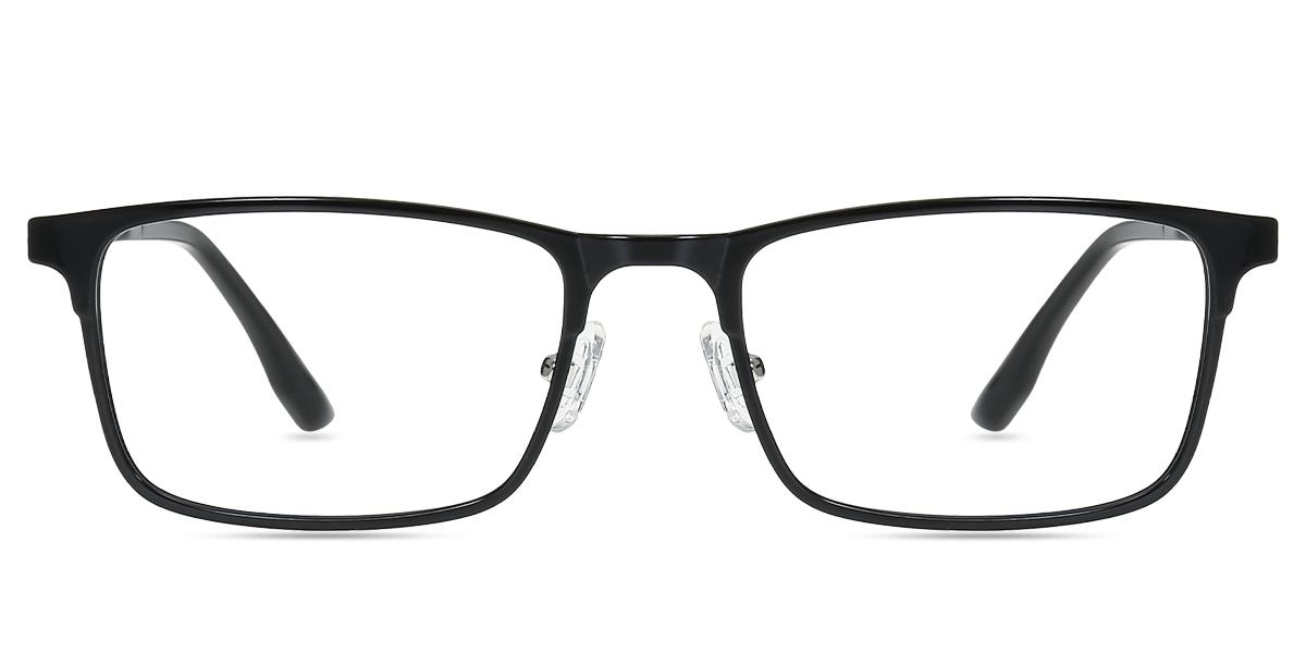 Lunettes de vue Unisexe UL21983 | Noir ULTEM Moyen Rectangle lunettes ...