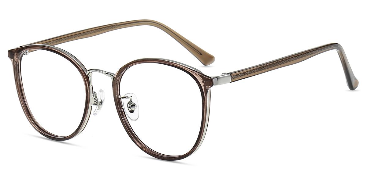 Gafas Graduadas Mujer TM65140 | Gafas De Pasta Claras,Marrones Con ...