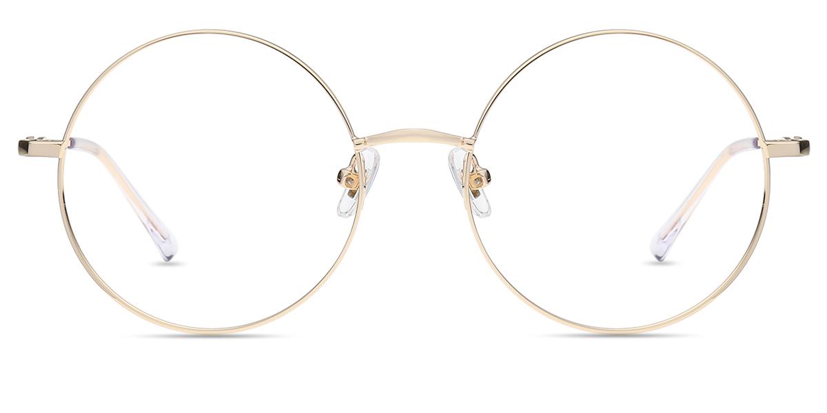 Unisex Full Frame Metal Eyeglasses Au