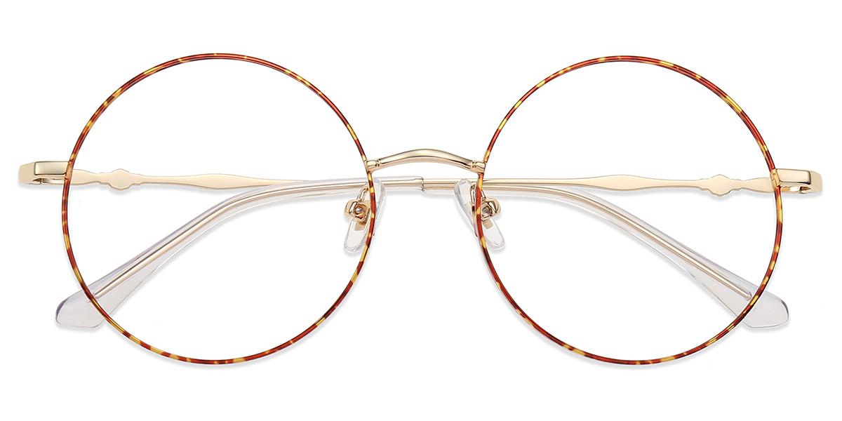 Gafas Graduadas Unisex Sandy011 | Gafas Redondas Doradas,De Tortuga Con ...