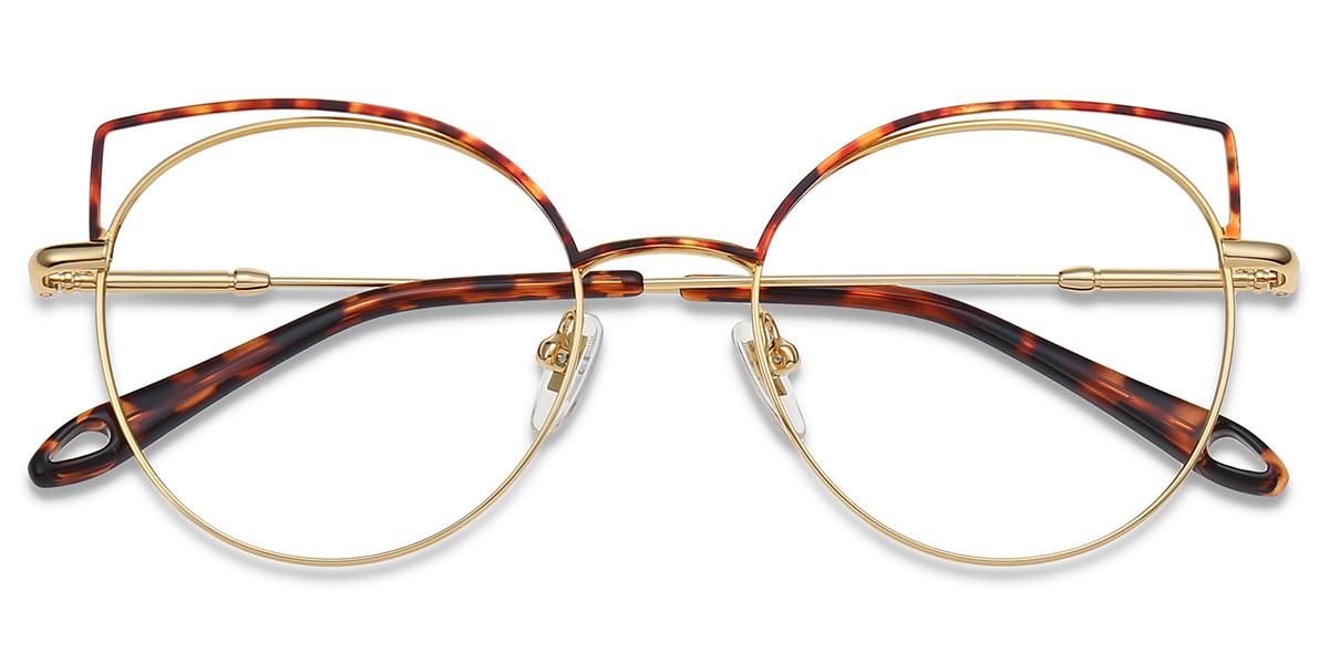 Women's full frame Metal eyeglasses | Firmoo.com