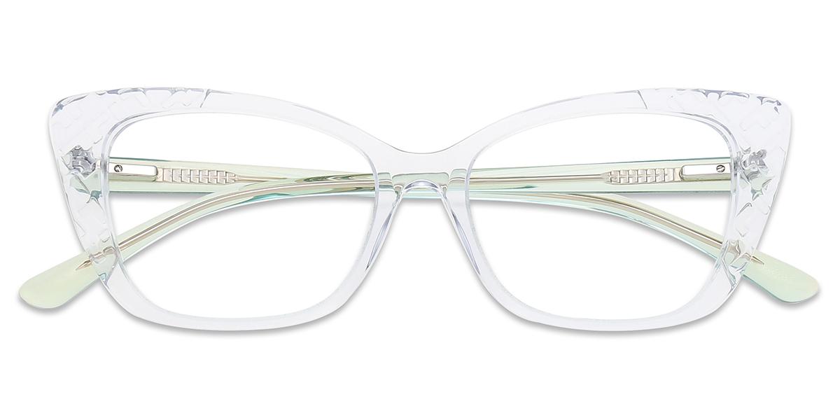 Women Glasses Small Ac80037 Clear Acetate Cat Eye Frame Firmoo Uk