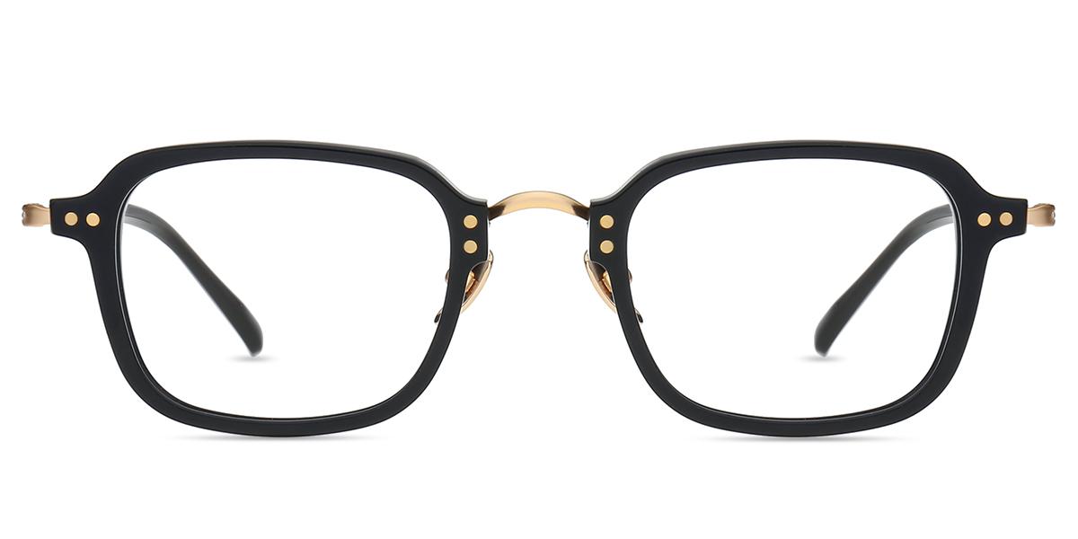 Lunettes de vue Unisexe PM94194 | Noir,Or Acétate ,Métal Grande ...