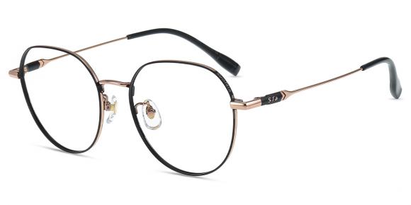 Unisex full frame Titanium eyeglasses | Firmoo.pt