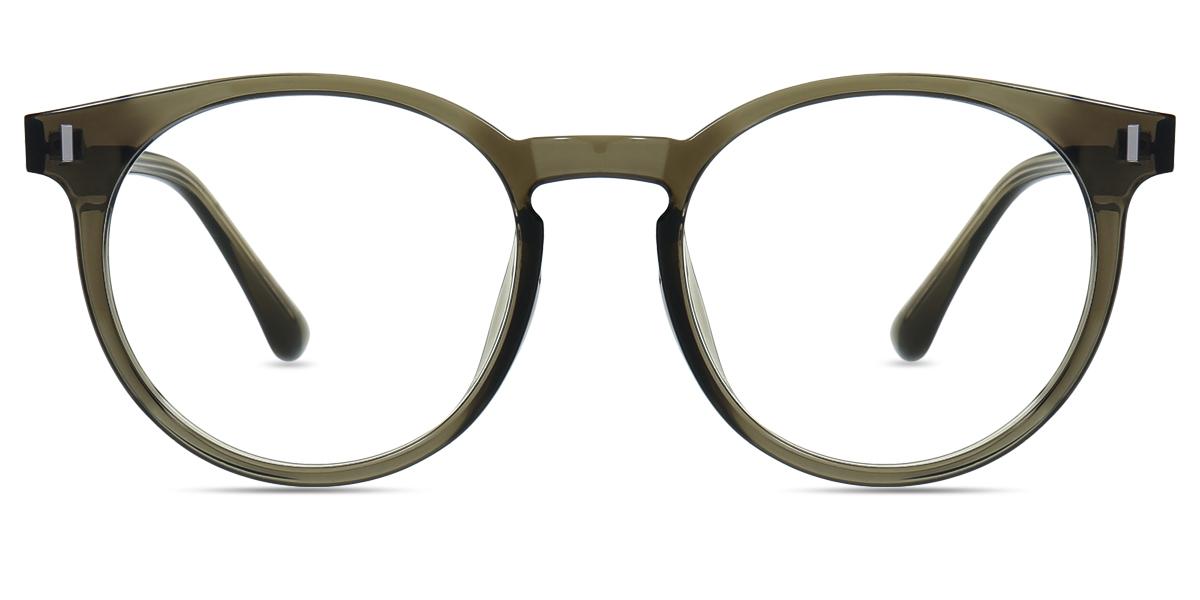 Unisex Brillen TR00962 | Klar Tr Klein Rund Fassung | Firmoo DE