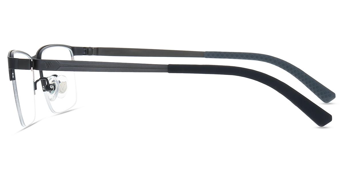 Men's semi-rimless Titanium eyeglasses | Firmoo.com
