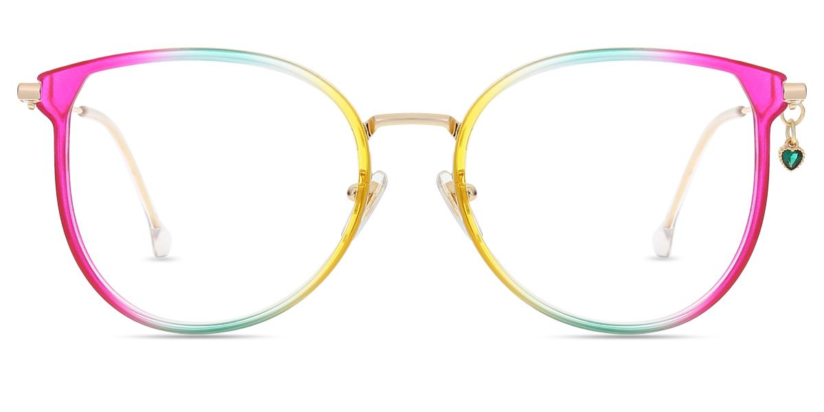 Gafas Graduadas Mujer Judy135 | Gafas De Pasta Multicolor,Doradas Con ...