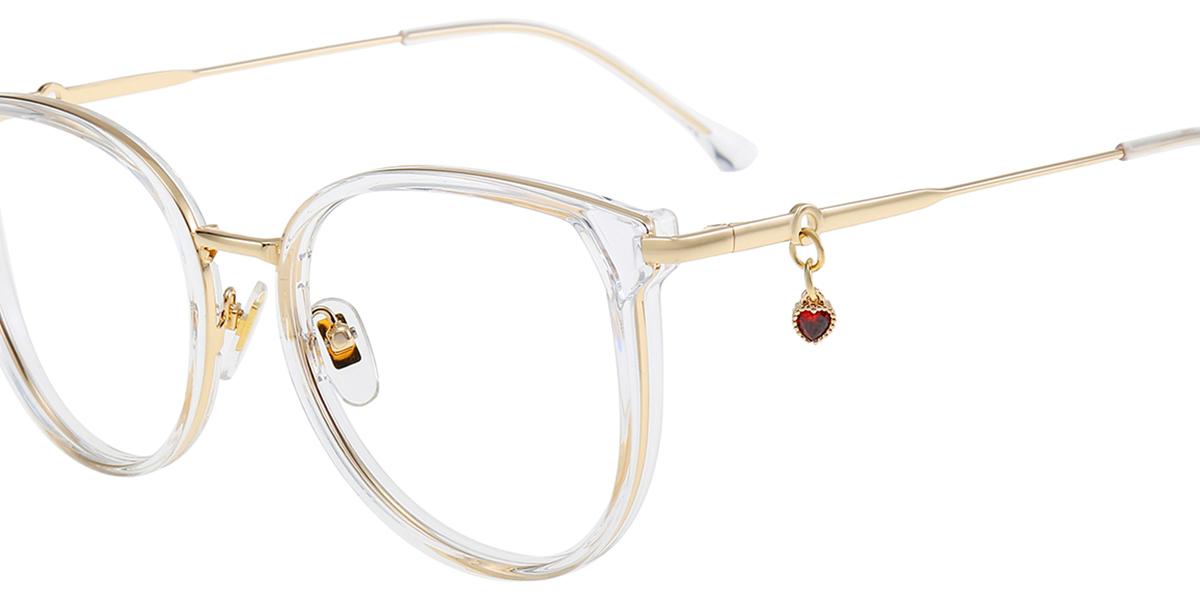 Women's full frame Metal & TR eyeglasses | Firmoo.com