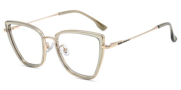 Women's full frame Metal & TR eyeglasses | Firmoo.com