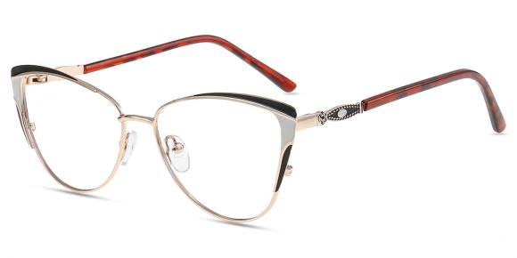 Women's full frame Metal eyeglasses | Firmoo.com
