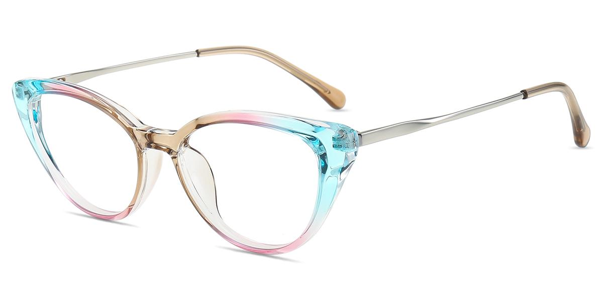 Women's full frame Metal & TR eyeglasses | Firmoo.com