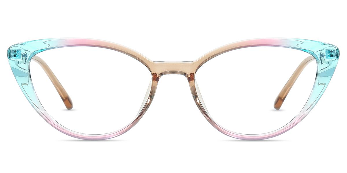 Women Glasses Medium MT88412 | Multicolor Metal Tr Cat Eye Frame ...