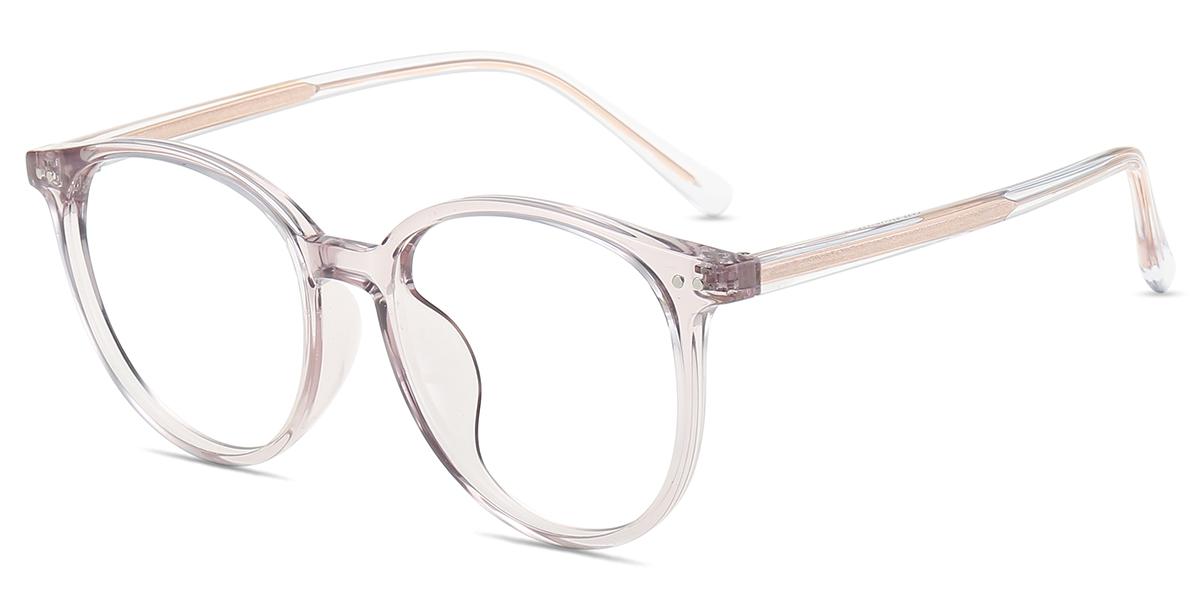 Lunettes de vue Femmes TR76519 | Rouge Tr Moyen Rond lunettes | Firmoo FR