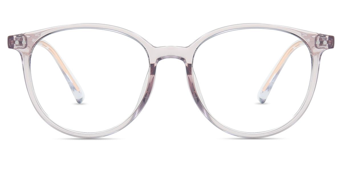 Lunettes de vue Femmes TR76519 | Rouge Tr Moyen Rond lunettes | Firmoo FR