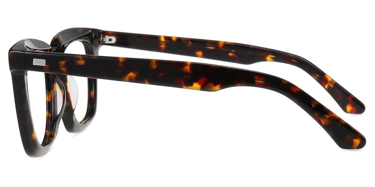 Unisex Glasses Small AC42601 | Tortoise Acetate Square Frame | Firmoo UK