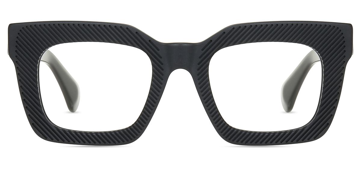 Occhiali da vista Unisex AC79070 | Occhiali Quadrati Matt,Neri in ...