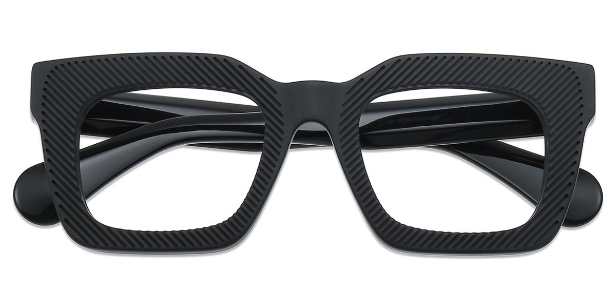 Occhiali da vista Unisex AC79070 | Occhiali Quadrati Matt,Neri in ...