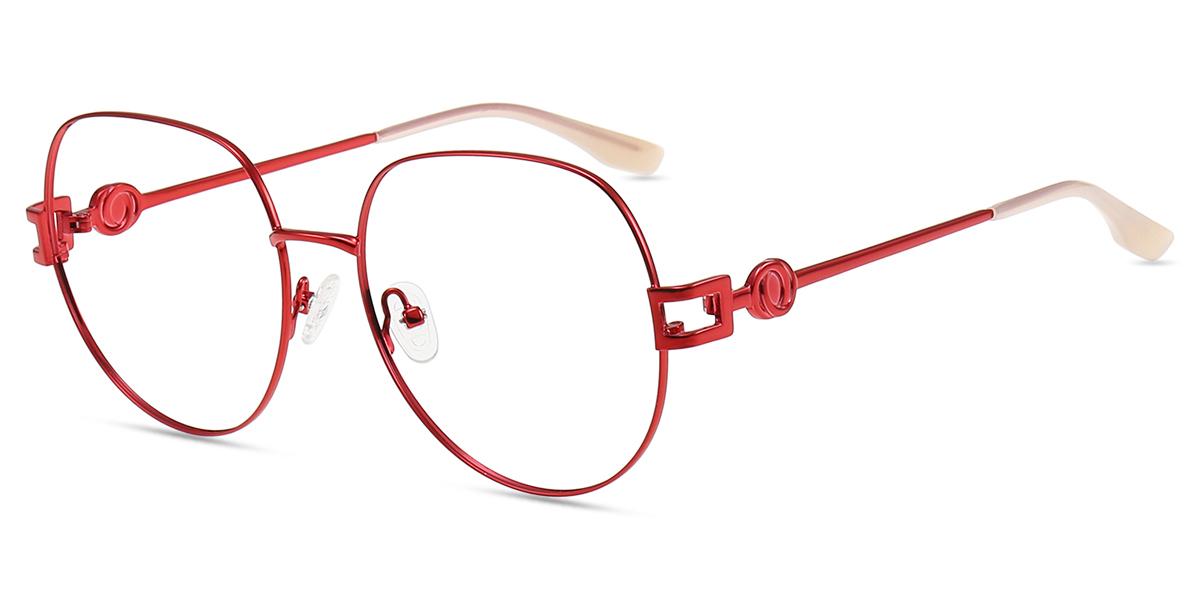 Lentes oftálmicos Mujer M26282 | con Armazón Mediano de Metal Ovalado ...