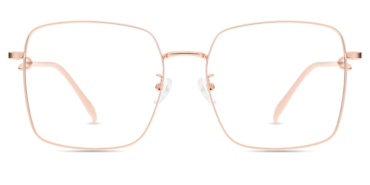 Lunettes de vue Unisexe M12117 | Noir,Argent Métal Grande Carré ...