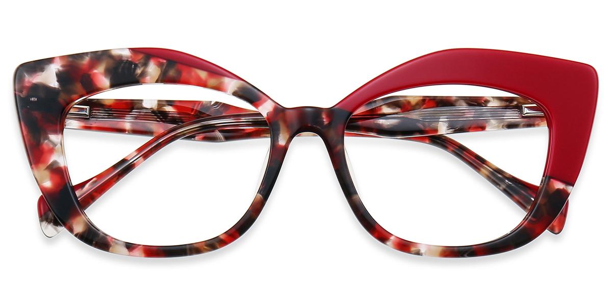 Gafas Graduadas Mujer AC25262 | Gafas Ojos de gato Imágenes,Rojas Con ...