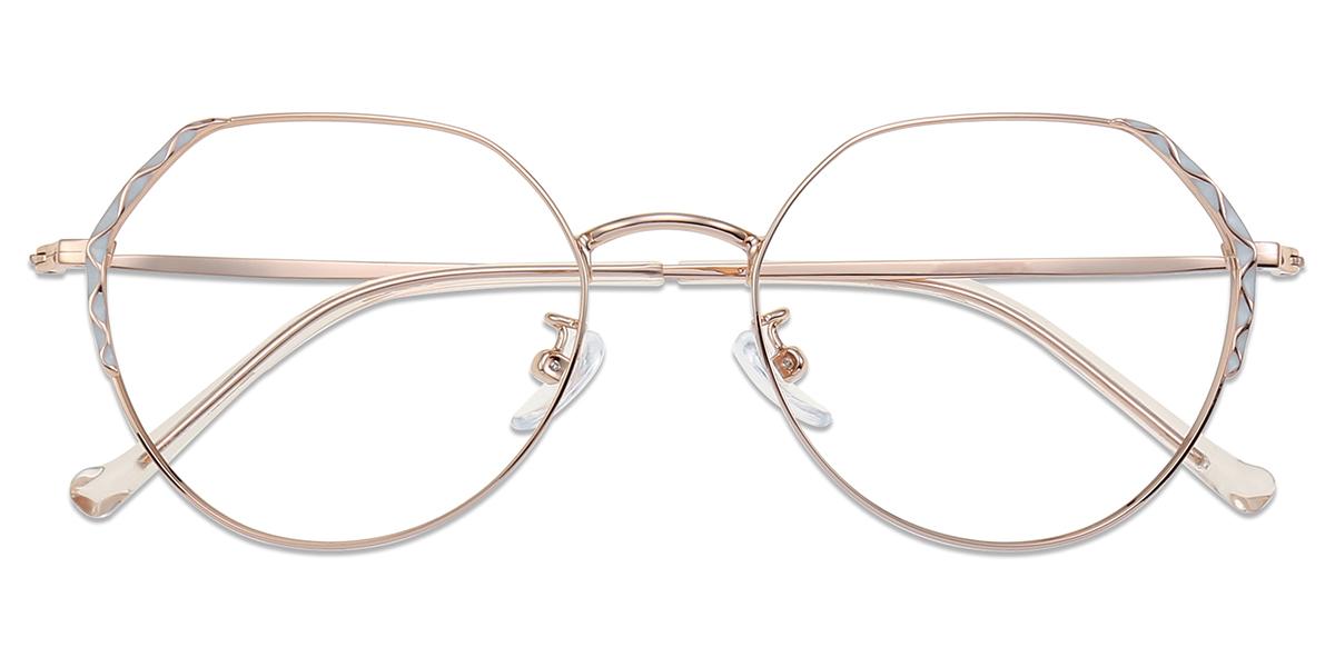 Lentes oftálmicos Mujer M79193 | con Armazón Mediano de Metal Armazón ...