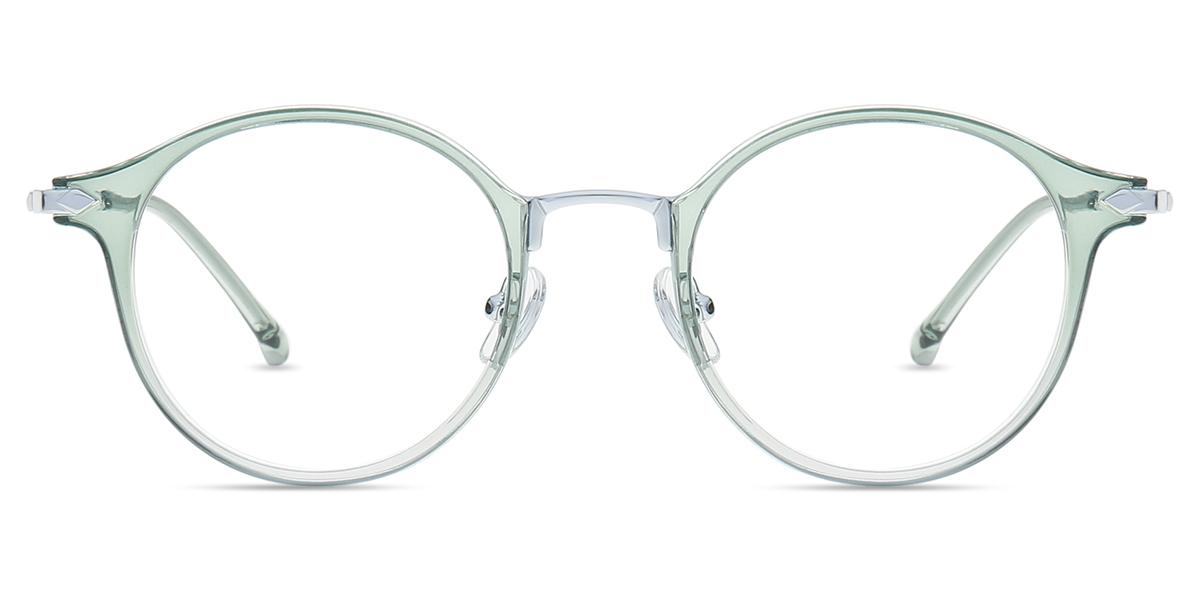 Lunettes de vue Unisexe MT41390 | Vert,Clair,Argent Métal ,Tr Grande En ...
