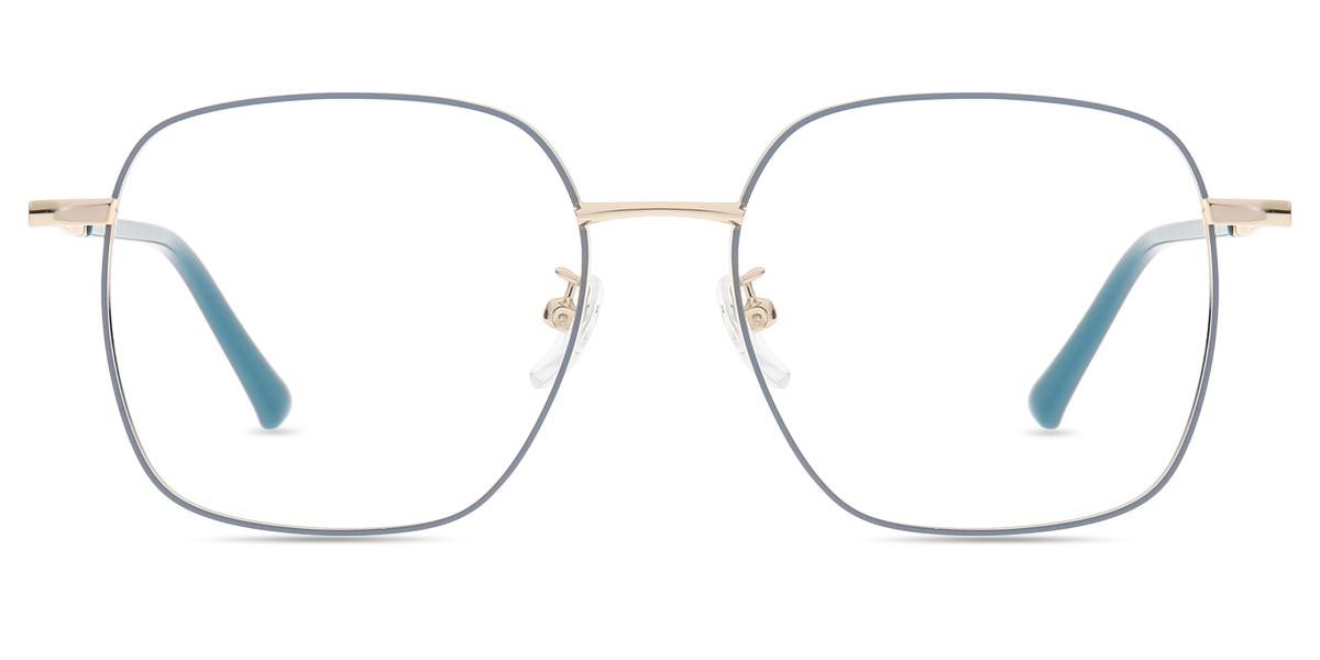 Unisex full frame Metal eyeglasses | Firmoo.com