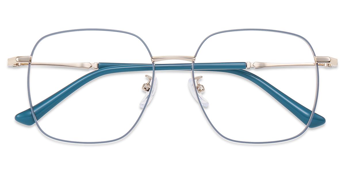 Unisex full frame Metal eyeglasses | Firmoo.com