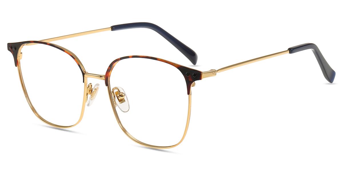 Lentes oftálmicos Unisex Judy149 | con Armazón Grande de Metal Línea de ...