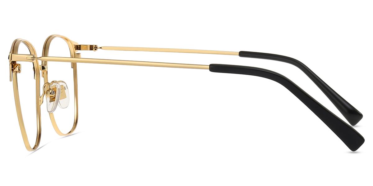 Unisex full frame Metal eyeglasses | Firmoo.com