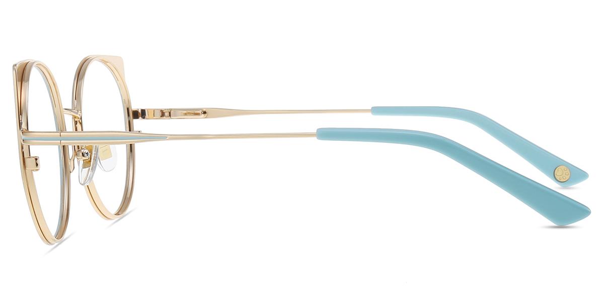 Women's full frame Metal eyeglasses | Firmoo.com.mx