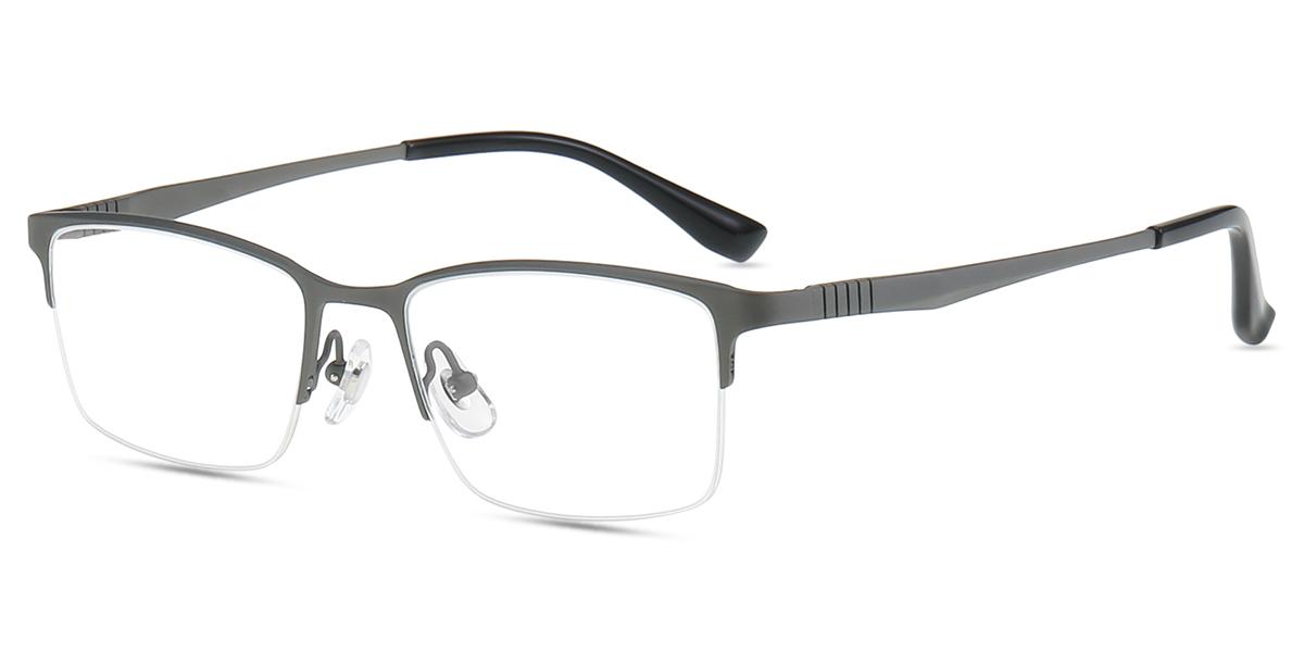 Men's semi-rimless Titanium eyeglasses | Firmoo.com