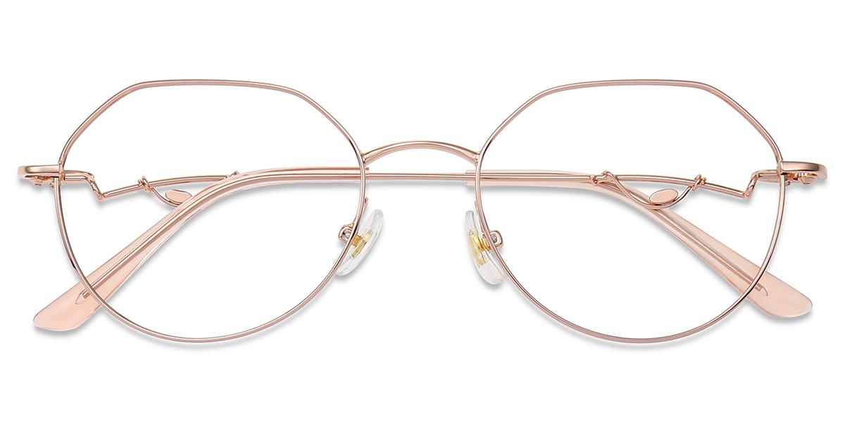 Women's full frame Metal eyeglasses | Firmoo.com