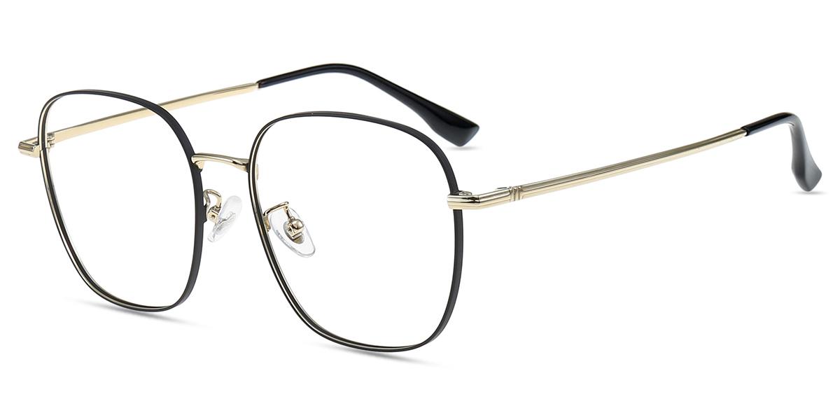 Unisex Full Frame Metal Eyeglasses