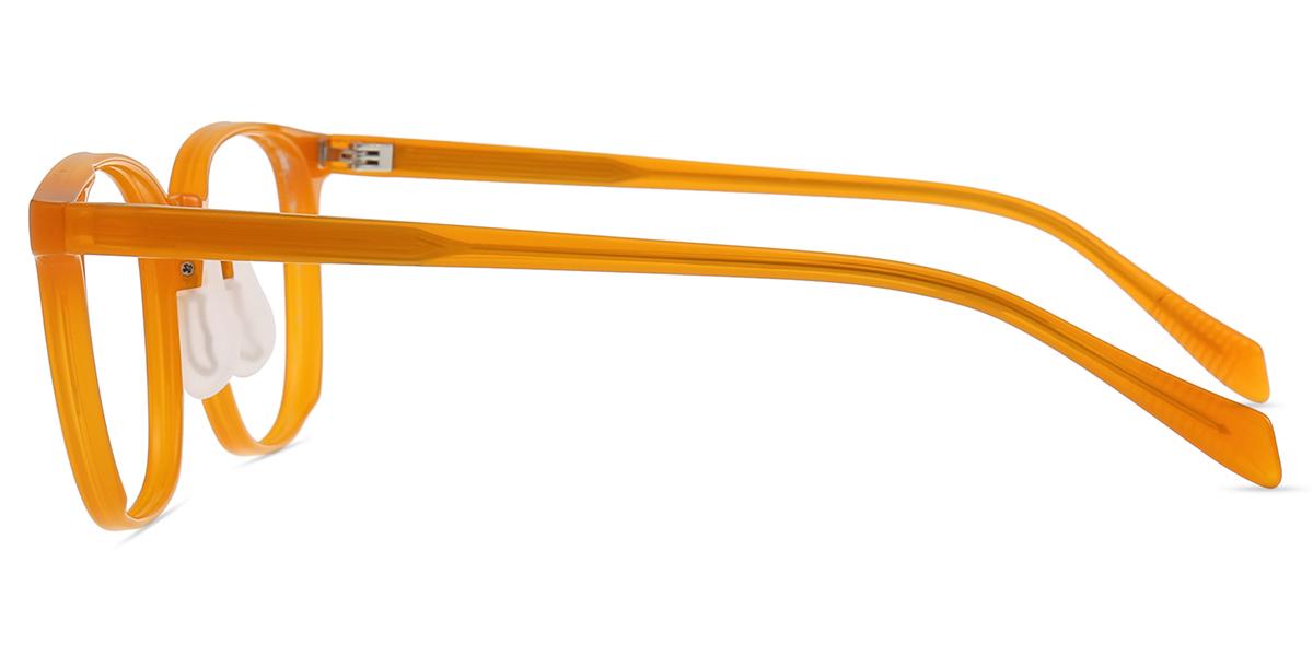 Unisex Brillen TR87292 | Orange Tr Mittel Quadratisch Fassung | Firmoo DE