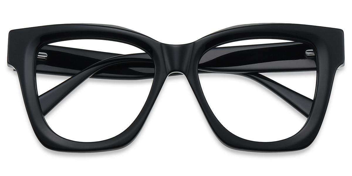 Occhiali da vista Unisex AC10013 | Occhiali Cat eye Neri in Acetato ...